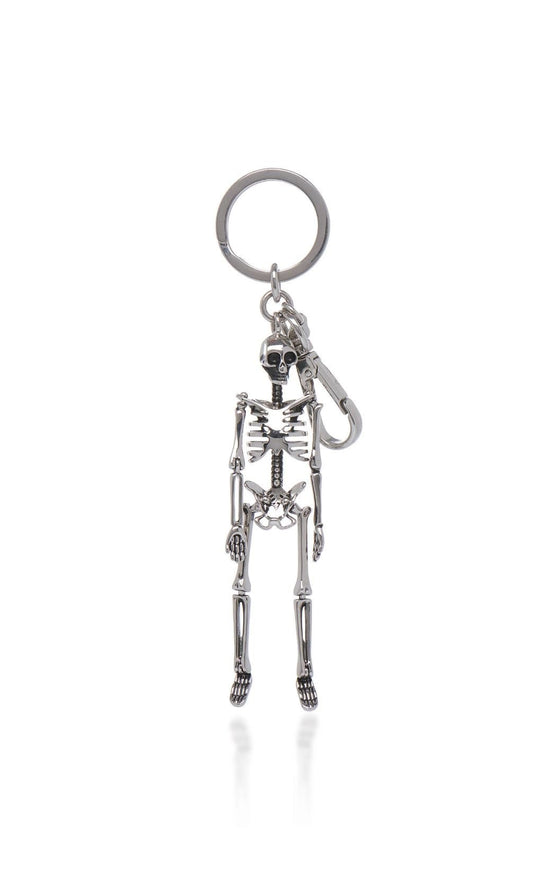 Skeleton Silver-tone Keychain | SCRUBS&CLOGS – SCRUBS AND CLOGS