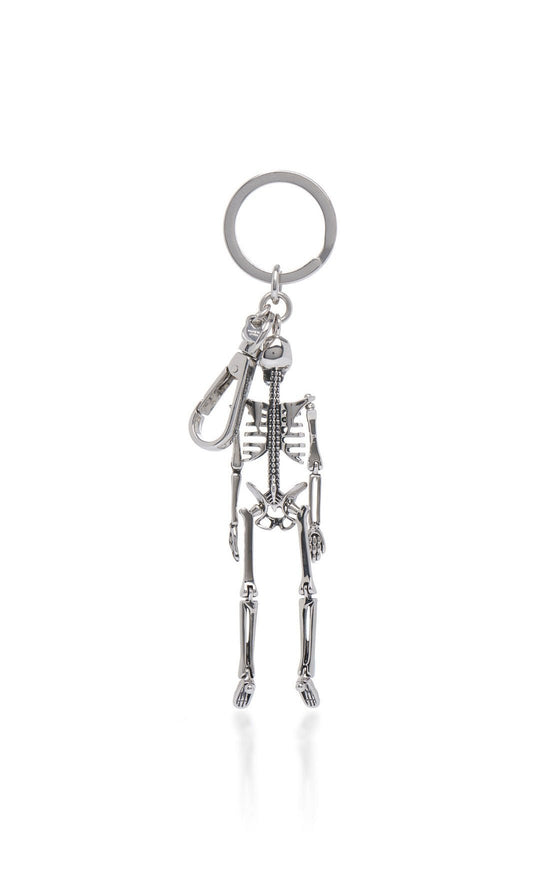 Skeleton Silver-tone Keychain | SCRUBS&CLOGS – SCRUBS AND CLOGS
